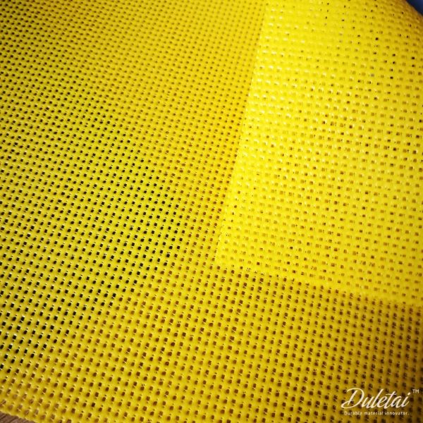 PVC coating 100% polyester knitted color mesh fabric 500D 1000D 1500D