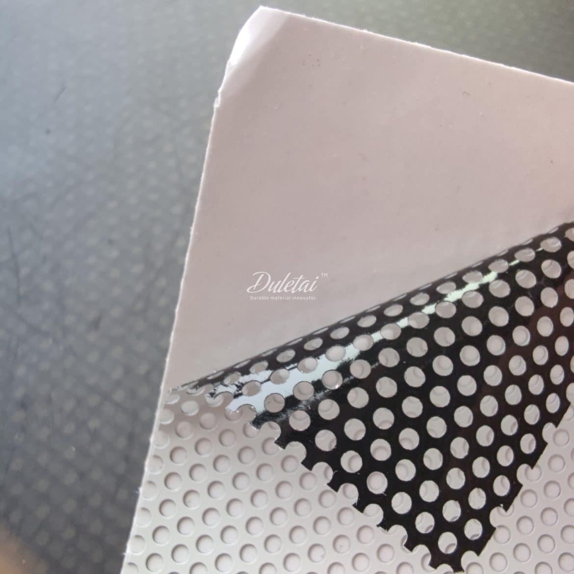 Perforated Mesh Film Printable White One Way Vision Vinyl Film One Way ...