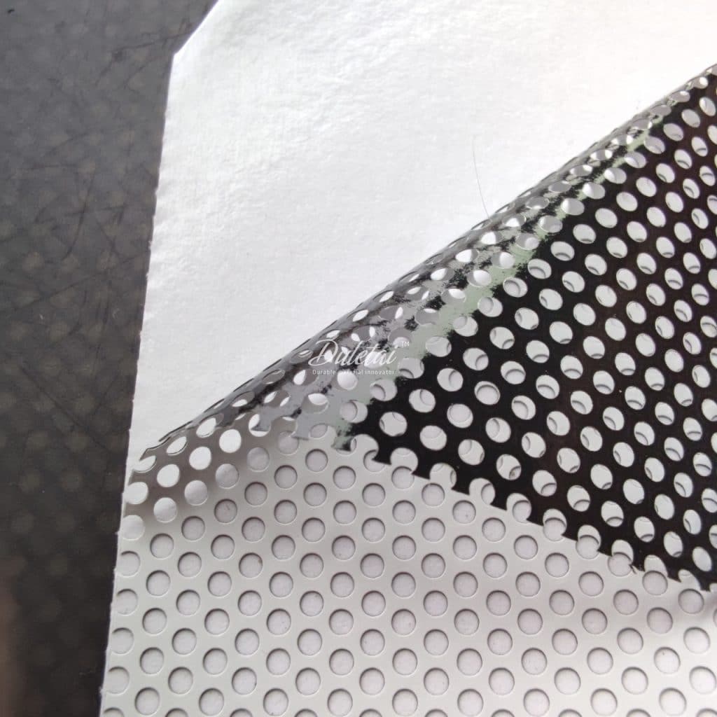 Perforated Mesh Film Printable White One Way Vision Vinyl Film One Way ...