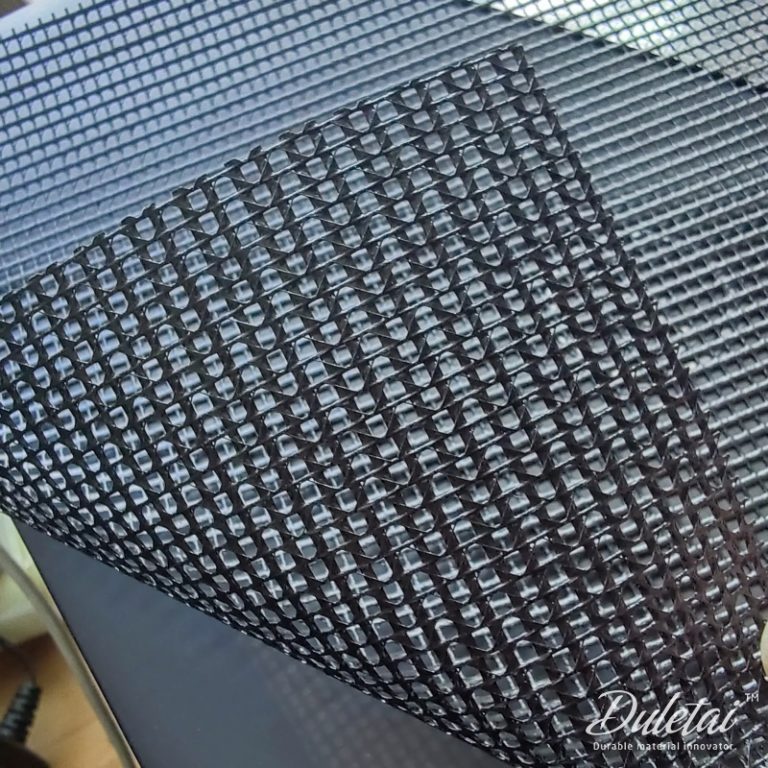 PVC mesh fabric 100% polyester knitted color mesh fabric