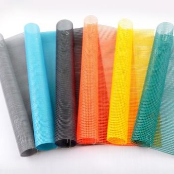 PVC coated mesh fabric for different applications like bags, windows ...