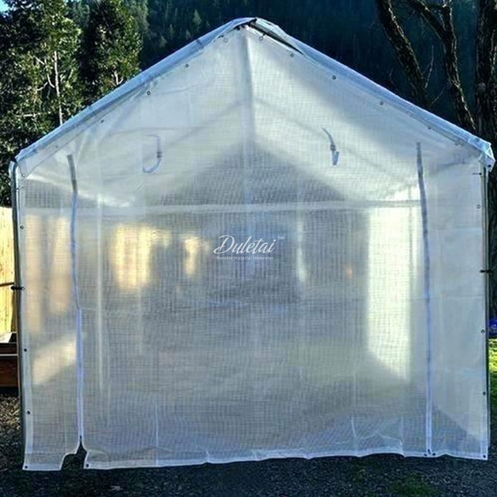 Clear tarpaulins Super clear transparent PVC vinyl mesh tarpaulin