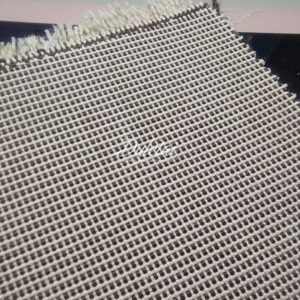 Olefin outdoor fabric is a soft, lightweight woven fabric