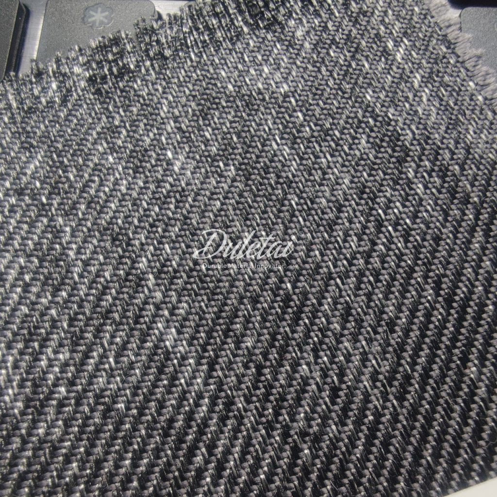 Polyester upholstery fabric is a soft, lightweight woven fabric